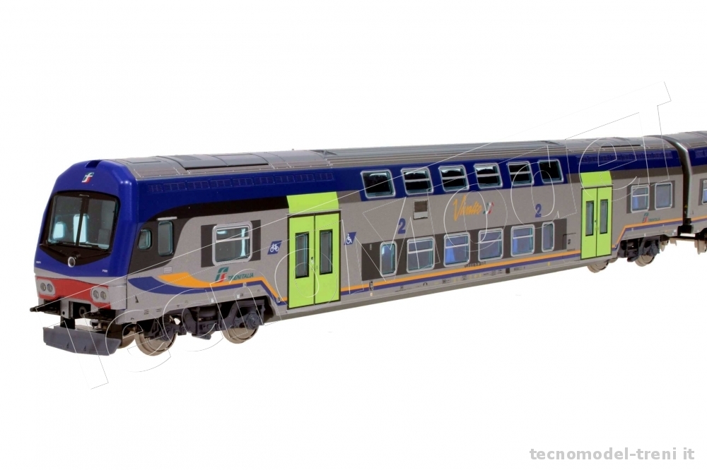 Vitrains 1107L Set tre carrozze FS 'Vivalto' livrea Trenitalia treni ...