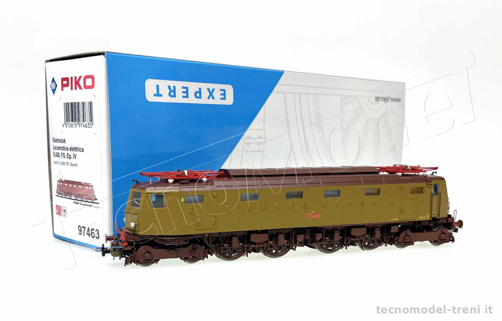 Piko 97463 FS locomotiva Elettrica E.428 137 FS di Seconda Serie ...